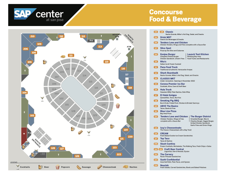 Sap Center Seating Chart Hockey | Cabinets Matttroy