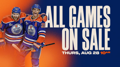 RELEASE: Oilers single game tickets available August 28 | Edmonton Oilers