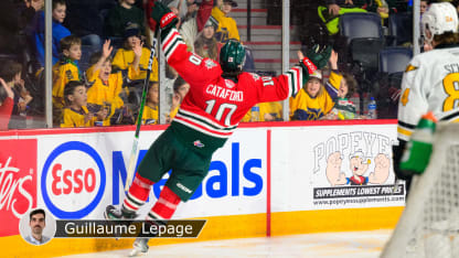 Sur le radar : Mathieu Cataford occupe toute la scène | LNH.com