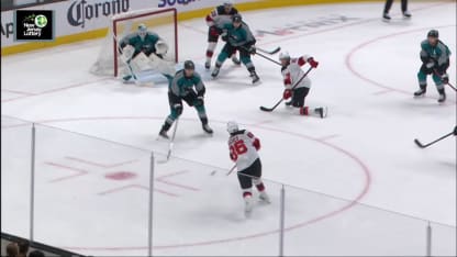 NJD@SJS: Mercer scores PPG against Alex Nedeljkovic | New Jersey Devils