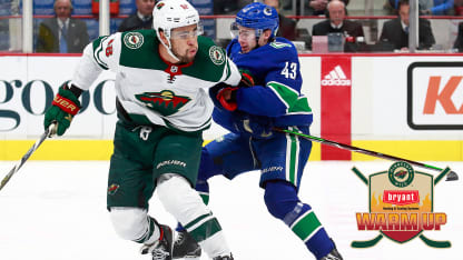 Wild Warmup: Minnesota vs. Vancouver, Game 1 | Minnesota Wild