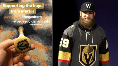 Baseball superstar Harper adds Golden Knights logo to bats | NHL.com