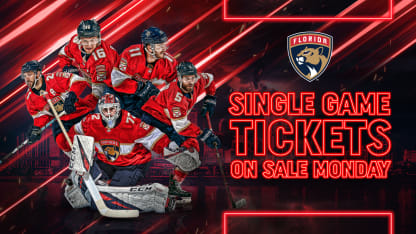 Florida Panthers 2019-20 Single Game Tickets Available Monday, July 15 ...