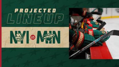Projected Lineup: Islanders vs. Wild | Minnesota Wild