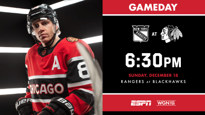 PREVIEW: Blackhawks, Rangers Ready for Rematch at the United Center ...