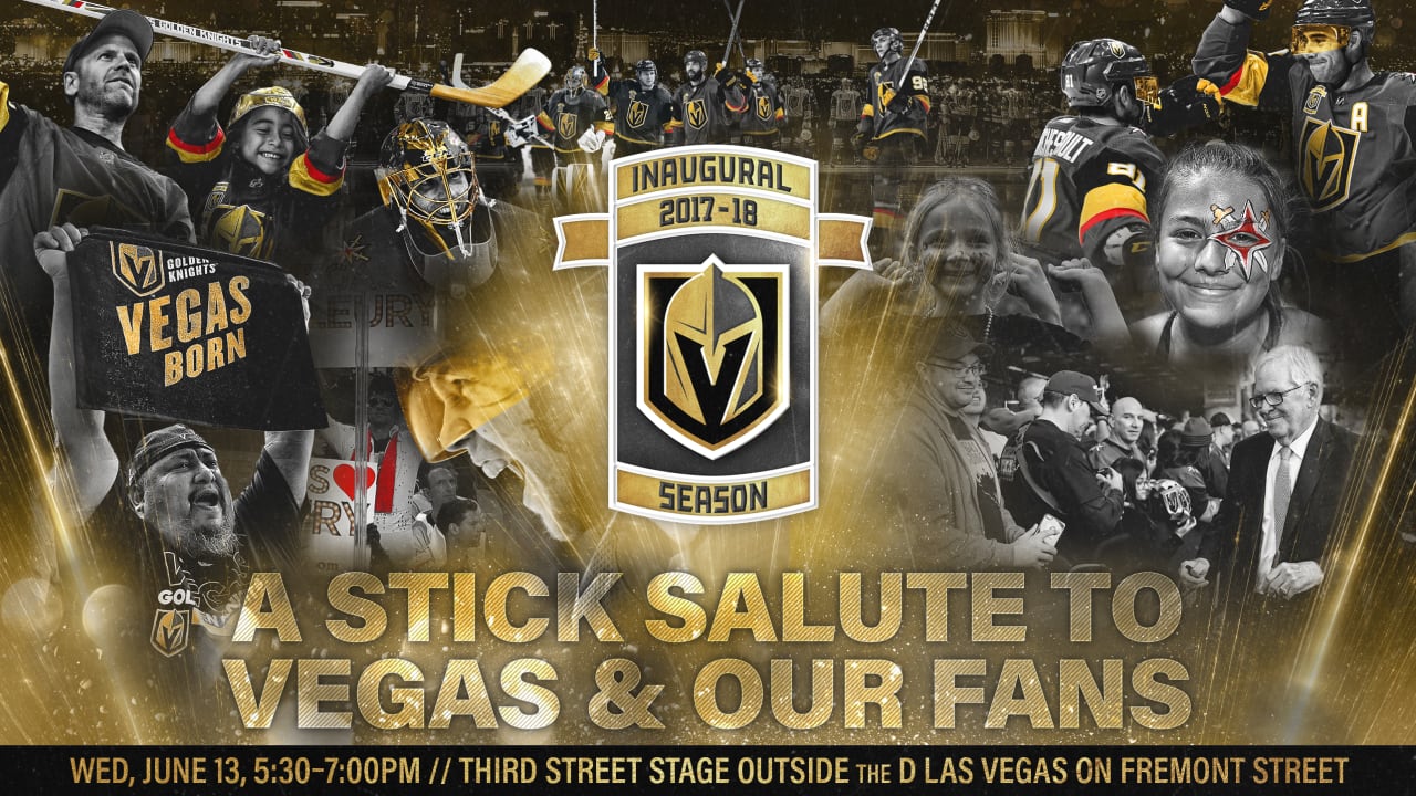 Golden Knights To Host Stick Salute To Vegas And Our Fans Event | Vegas ...
