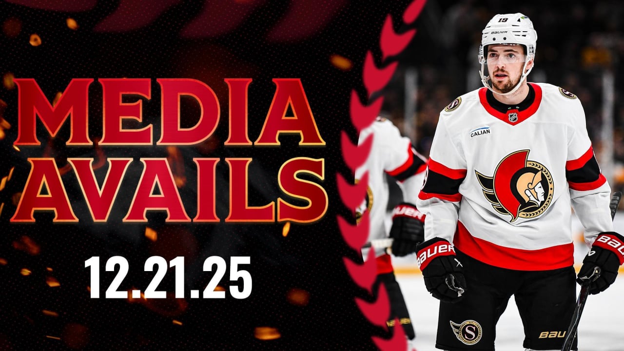 Drake Batherson Postgame Media vs BOS | Ottawa Senators