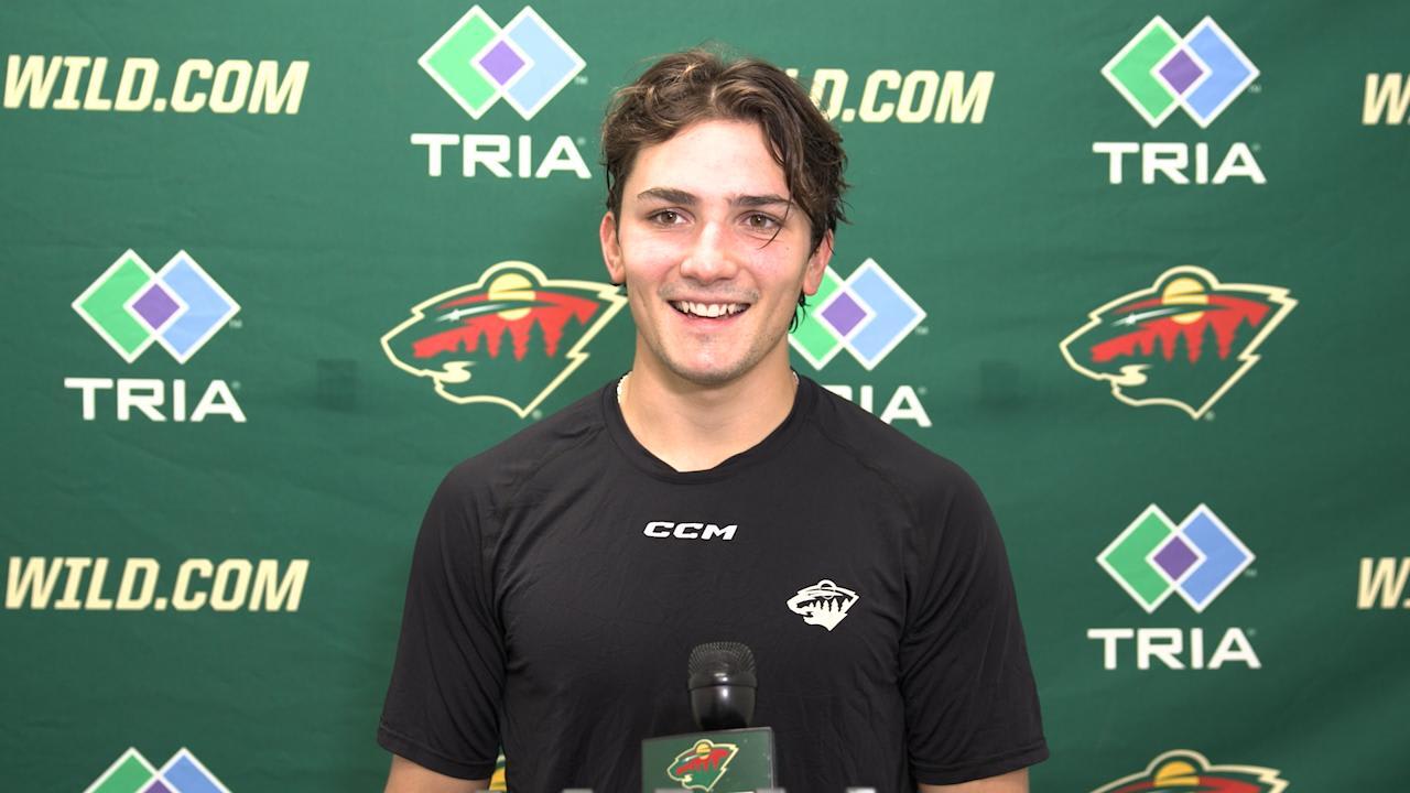 Toporowski at Practice 9/12 | Minnesota Wild