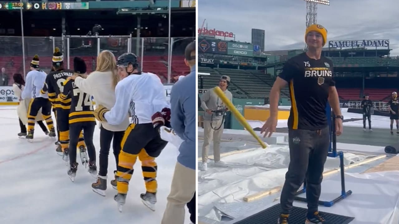 Bruins skate in conga line, go yard at Fenway Park | NHL.com