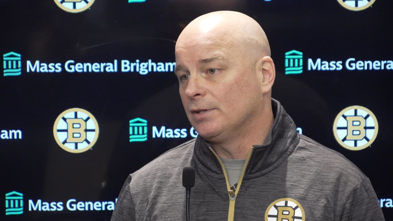 Press Room: Jim Montgomery | Boston Bruins