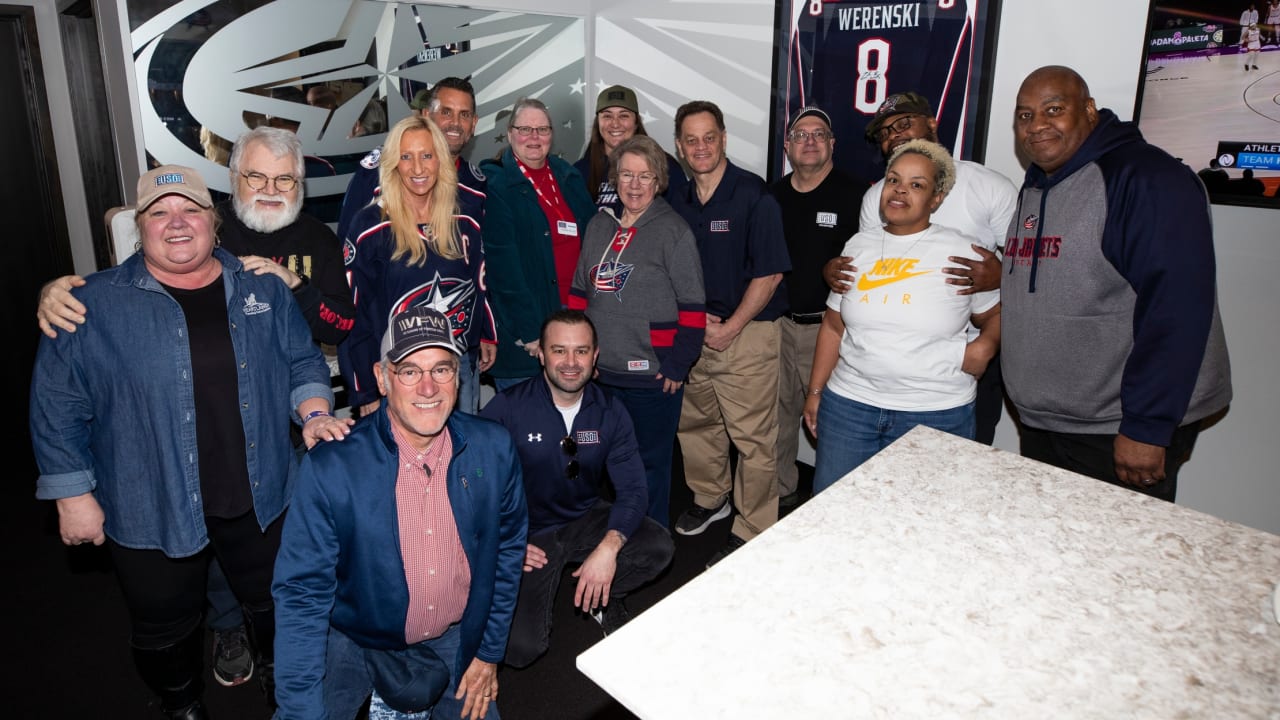 Blue Jackets honor military throughout Thursday night's game | Columbus ...