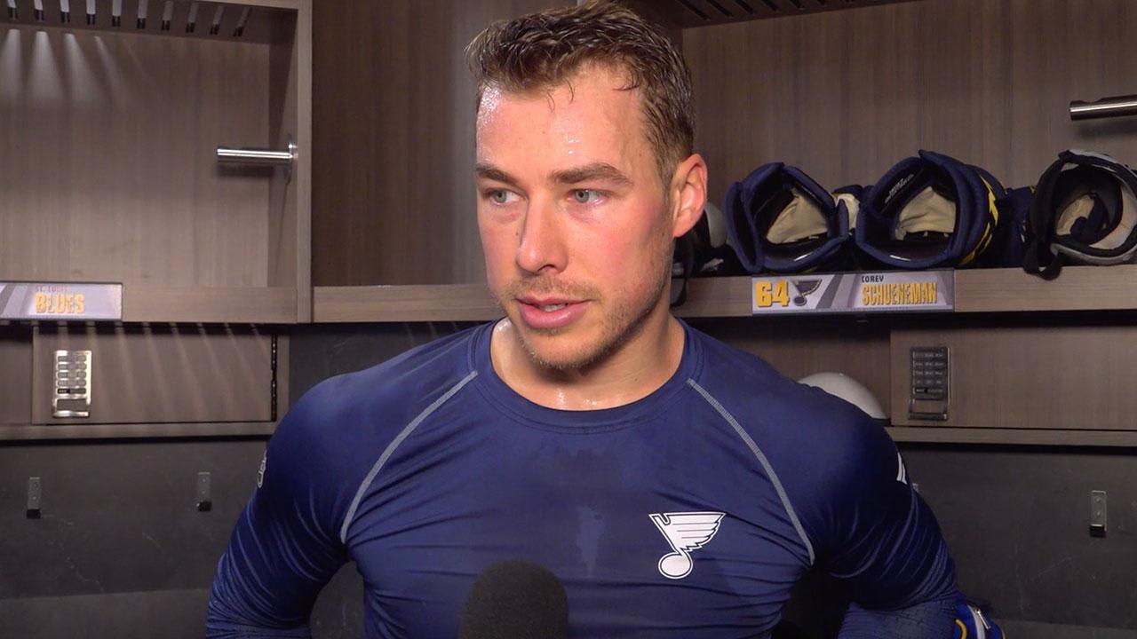 Schueneman on being called up to Blues | St. Louis Blues