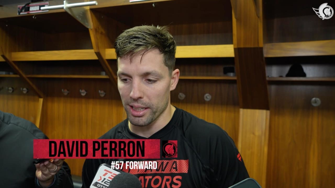 David Perron Media Availability Nov. 15 | Ottawa Senators