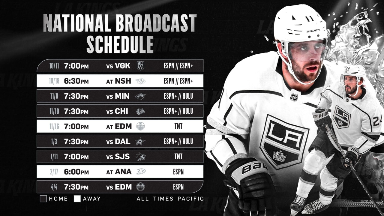 LA Kings 2022-23 National Broadcast Schedule | Los Angeles Kings