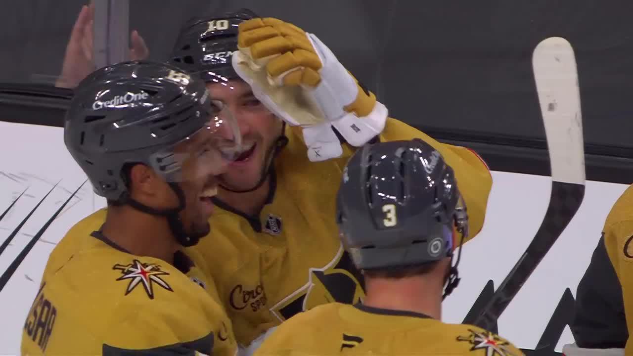 CGY@VGK: Roy scores goal against Dan Vladar | Vegas Golden Knights