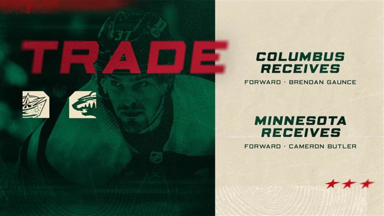 Minnesota Wild Acquires Forward Cameron Butler From the Columbus Blue ...