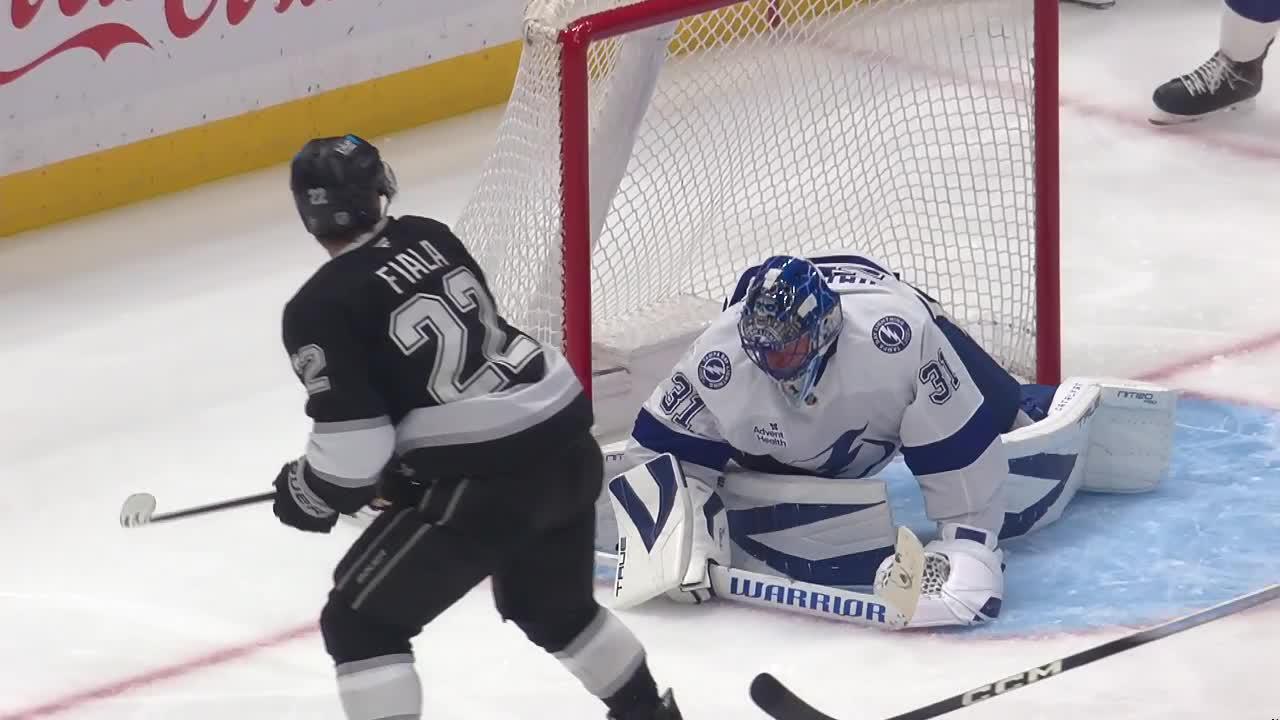 TBL@LAK: Fiala scores PPG against Jonas Johansson | NHL.com