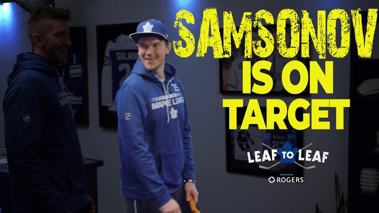 Samsonov on Target | Leaf to Leaf | Toronto Maple Leafs