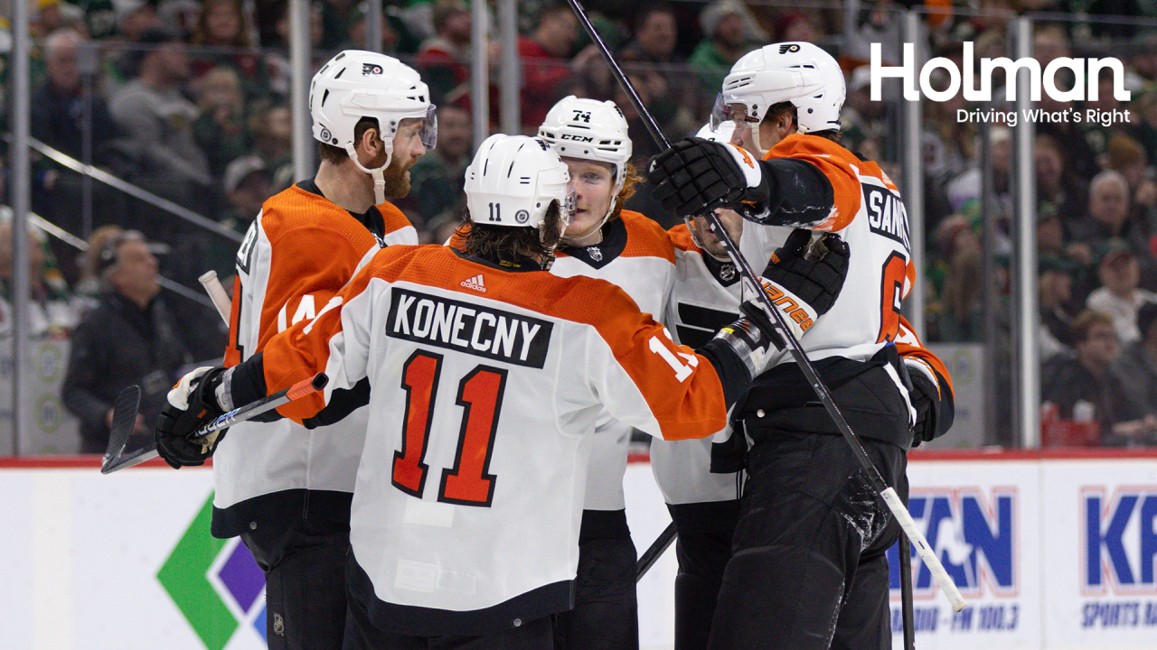 Postgame 5 : Flyers Cap Comeback with 4-3 OT Win in Minnesota ...