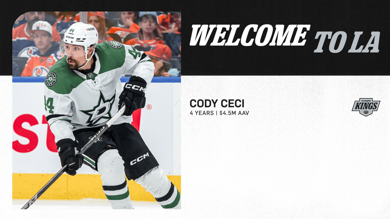 LA Kings Sign Defensemen Cody Ceci | Los Angeles Kings