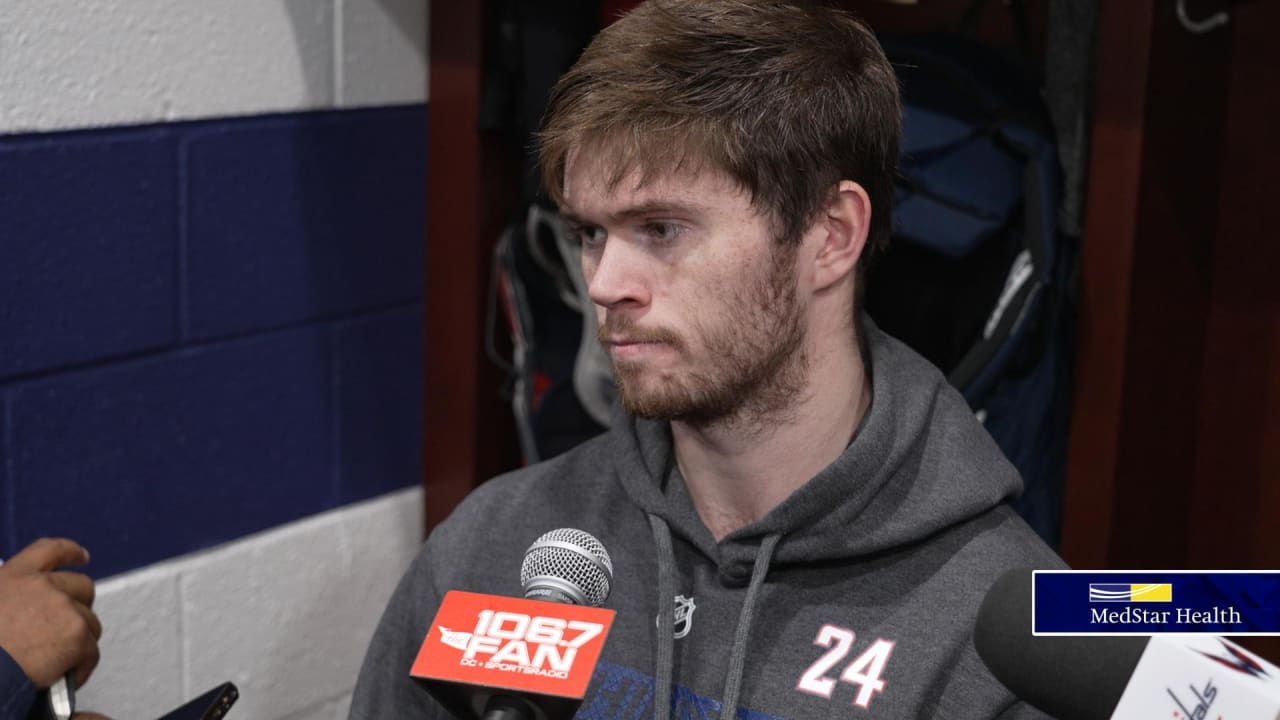 Connor McMichael | Postgame | Washington Capitals