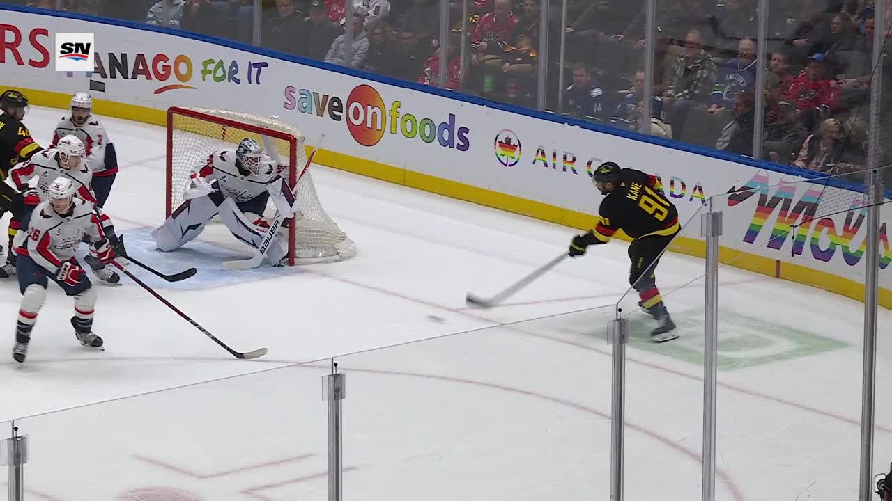 WSH@VAN: Kane scores goal against Logan Thompson | NHL.com