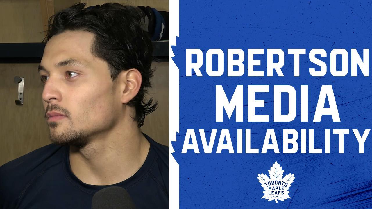 Nicholas Robertson | Practice | Toronto Maple Leafs