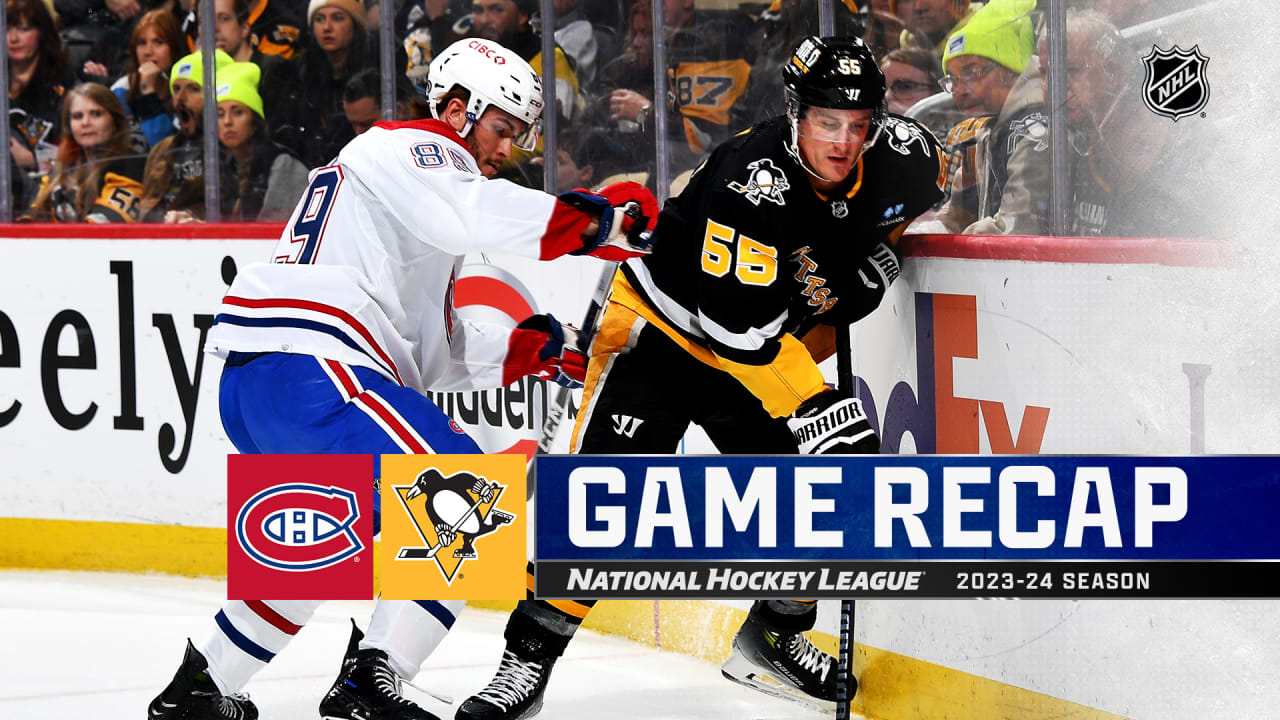Jarry makes 30 saves, Letang scores twice for Penguins in win against Canadiens | NHL.com