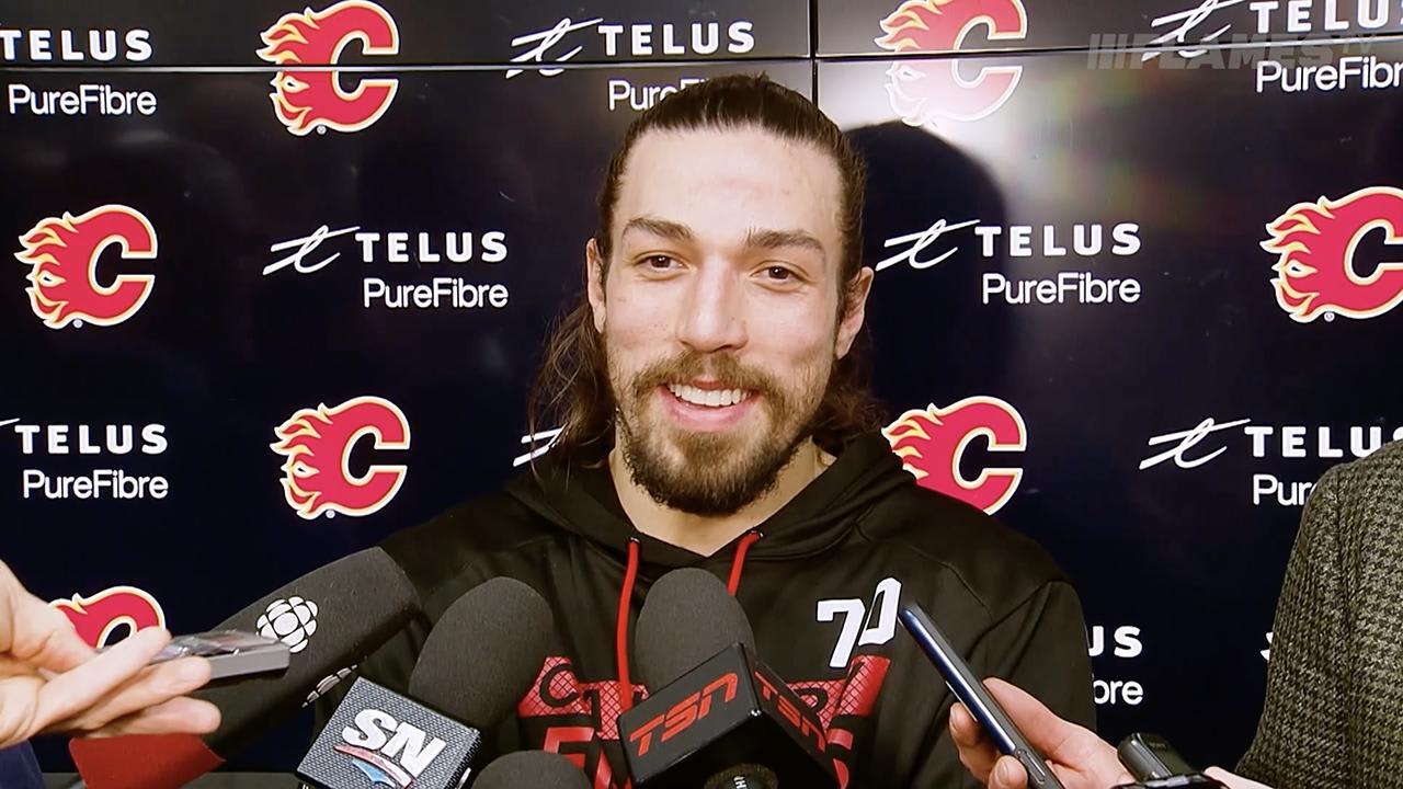 Postgame Lomberg - 11.04.25 | Calgary Flames