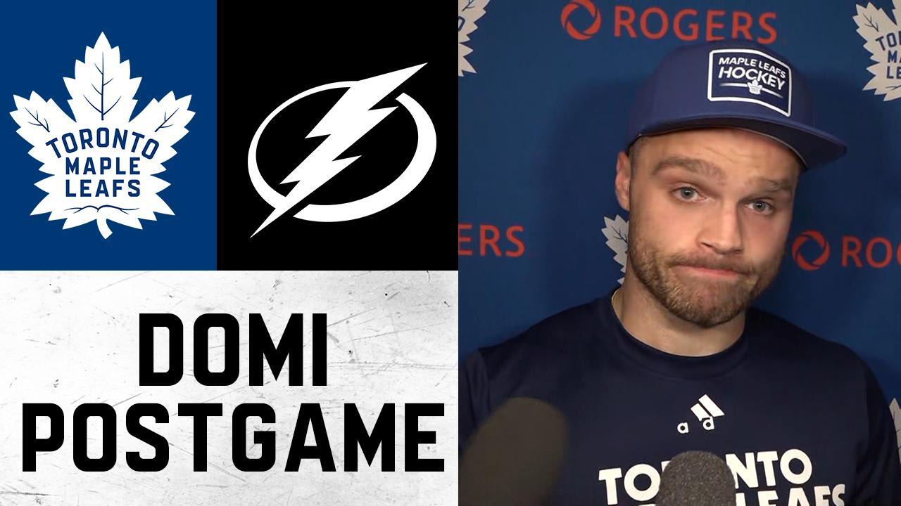 Max Domi | Post Game | Toronto Maple Leafs