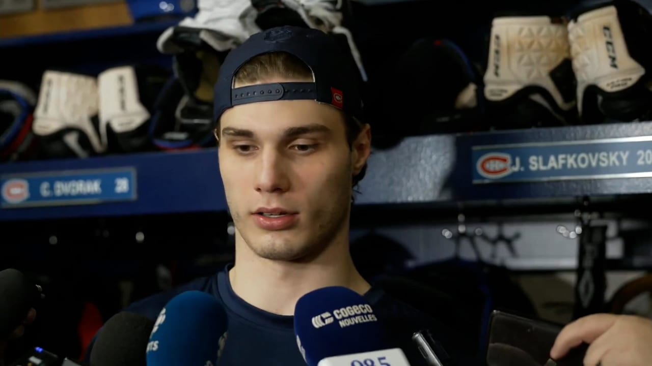Media op: Juraj Slafkovsky | Montréal Canadiens