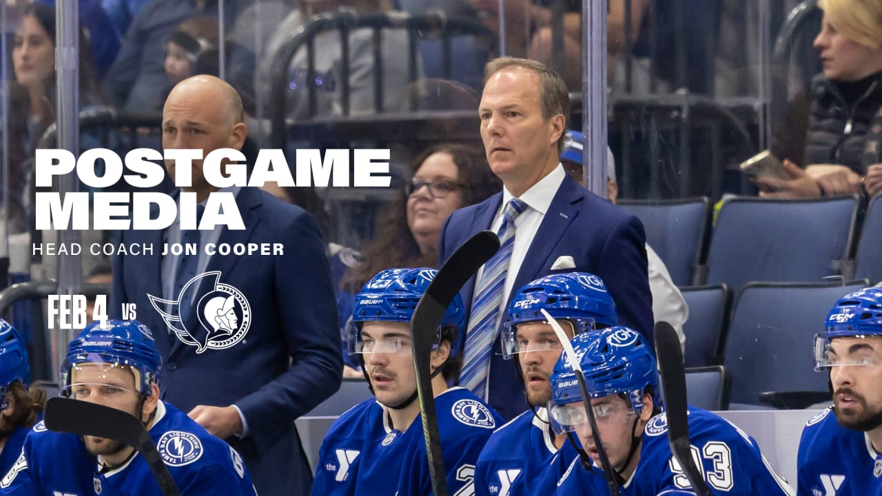 Jon Cooper | Postgame vs. Ottawa Senators | Tampa Bay Lightning