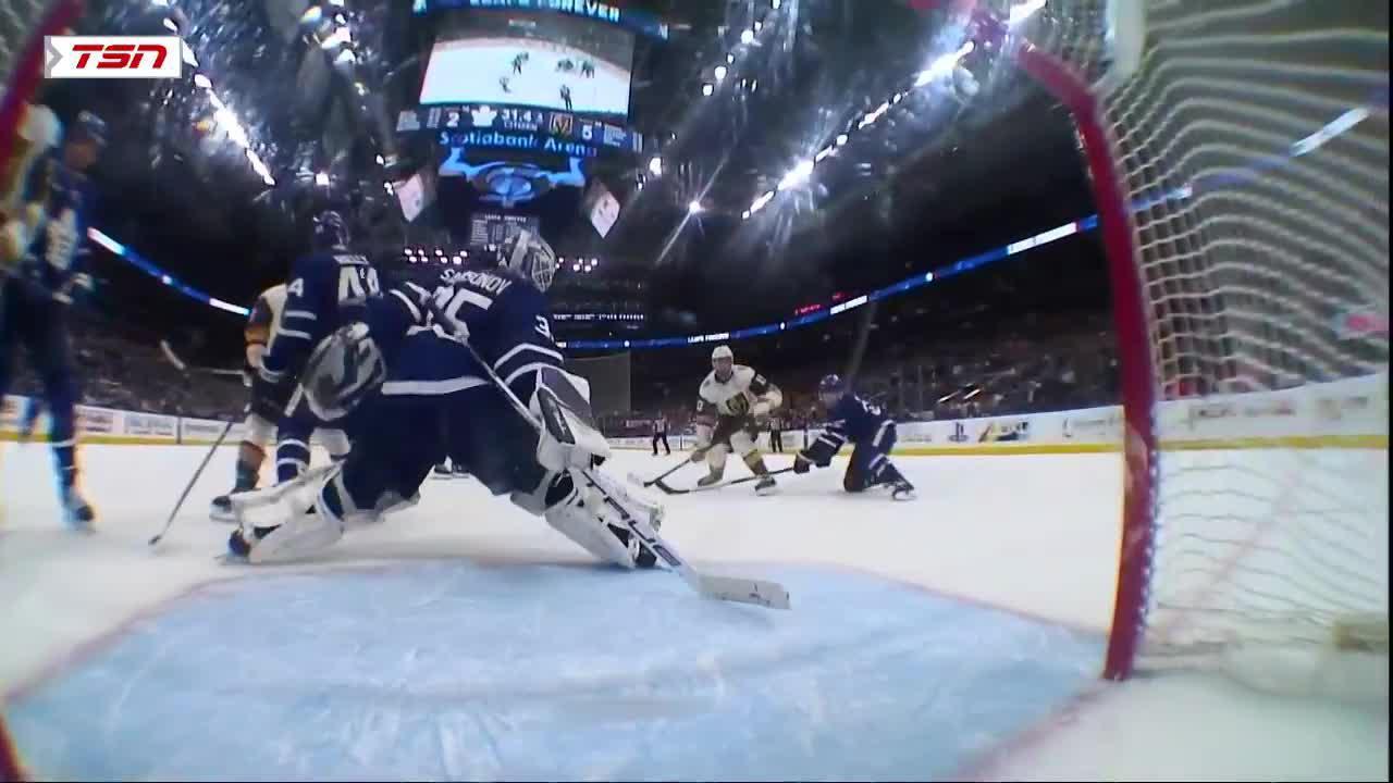 VGK@TOR: Roy scores goal against Nicolas Roy | Vegas Golden Knights