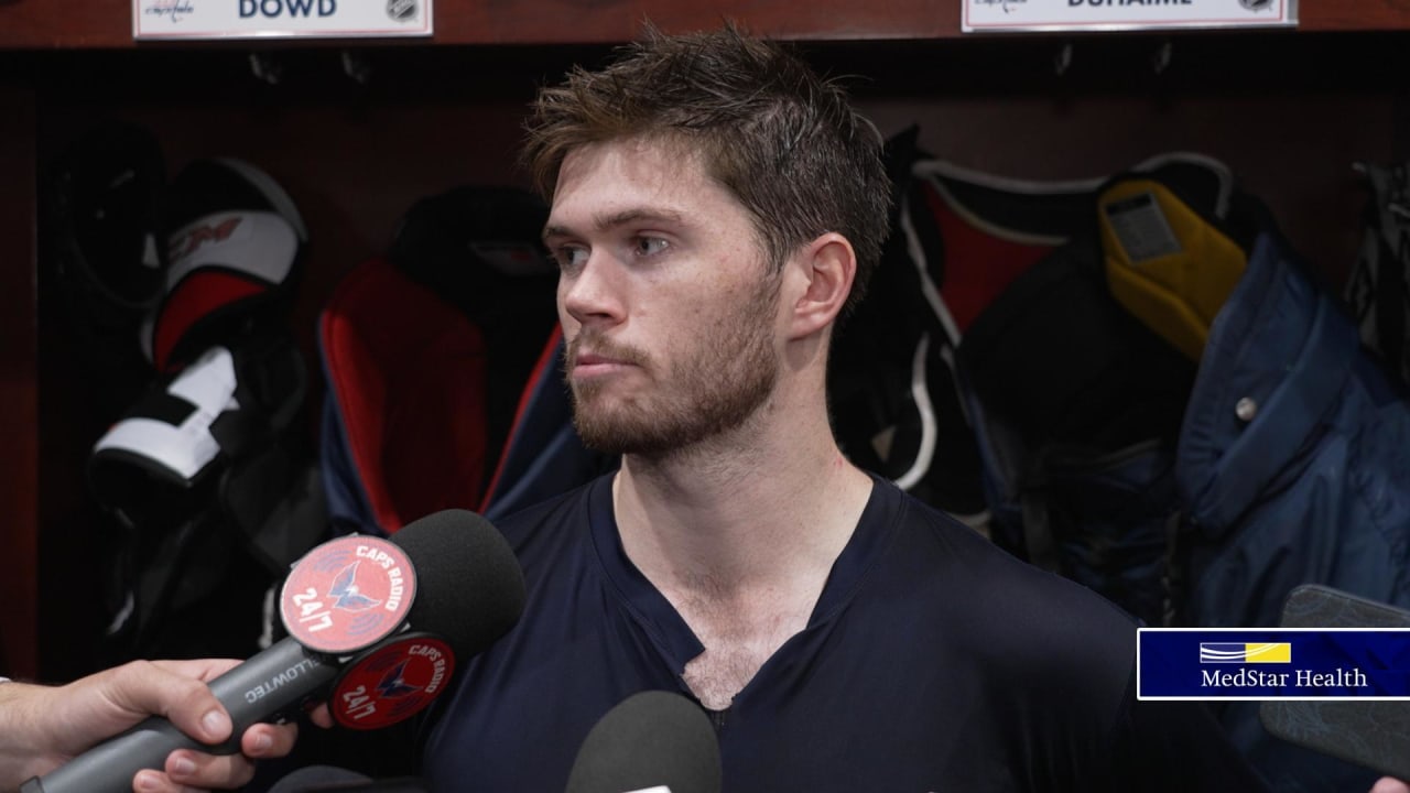 Connor McMichael | Postgame | Washington Capitals