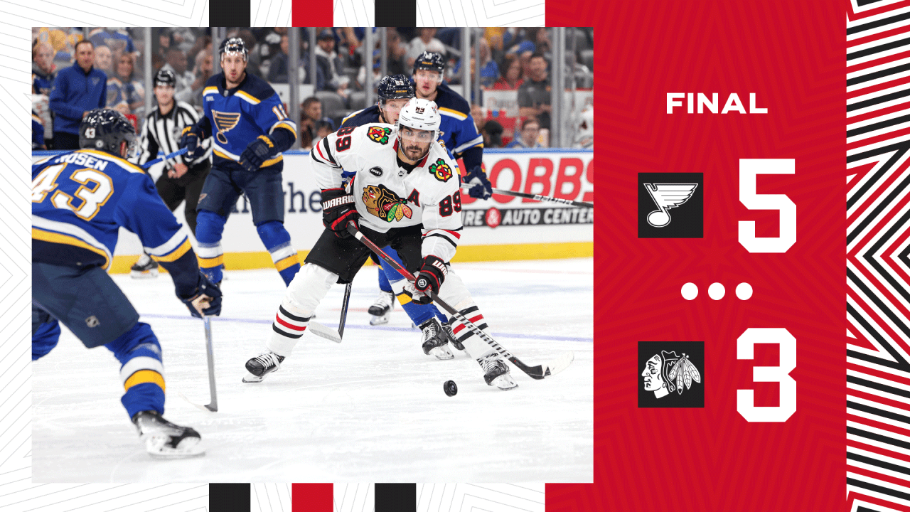TAKEAWAYS: Blackhawks End Preseason with Loss to Blues | Chicago Blackhawks