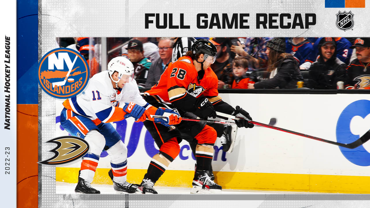 Recap: NYI 6, ANA 3 | New York Islanders