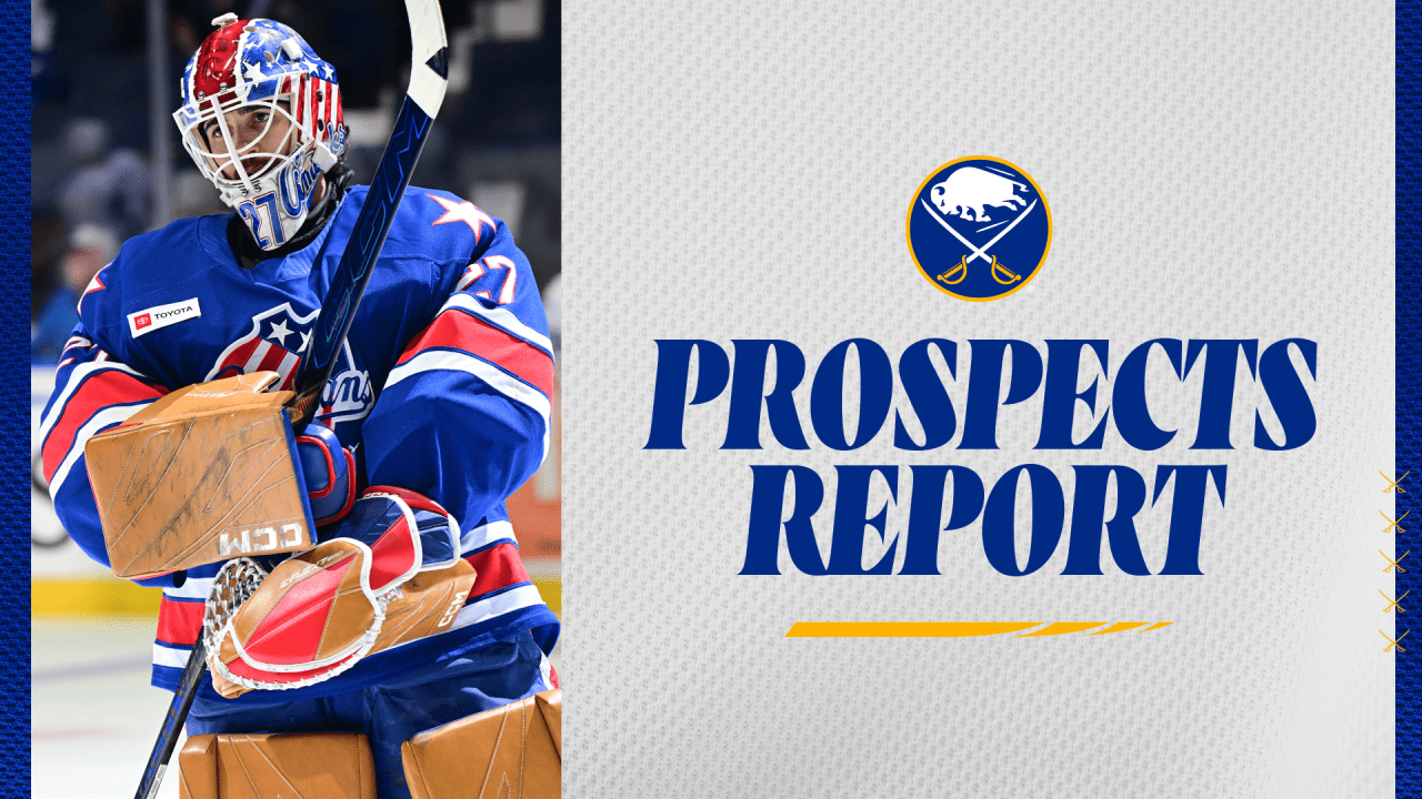 Prospects Report | Levi embracing role with Amerks | Buffalo Sabres