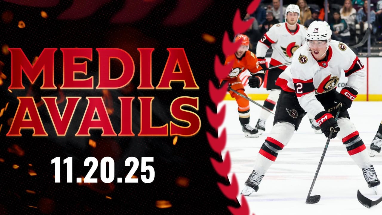 Shane Pinto Postgame Media vs ANA | Ottawa Senators