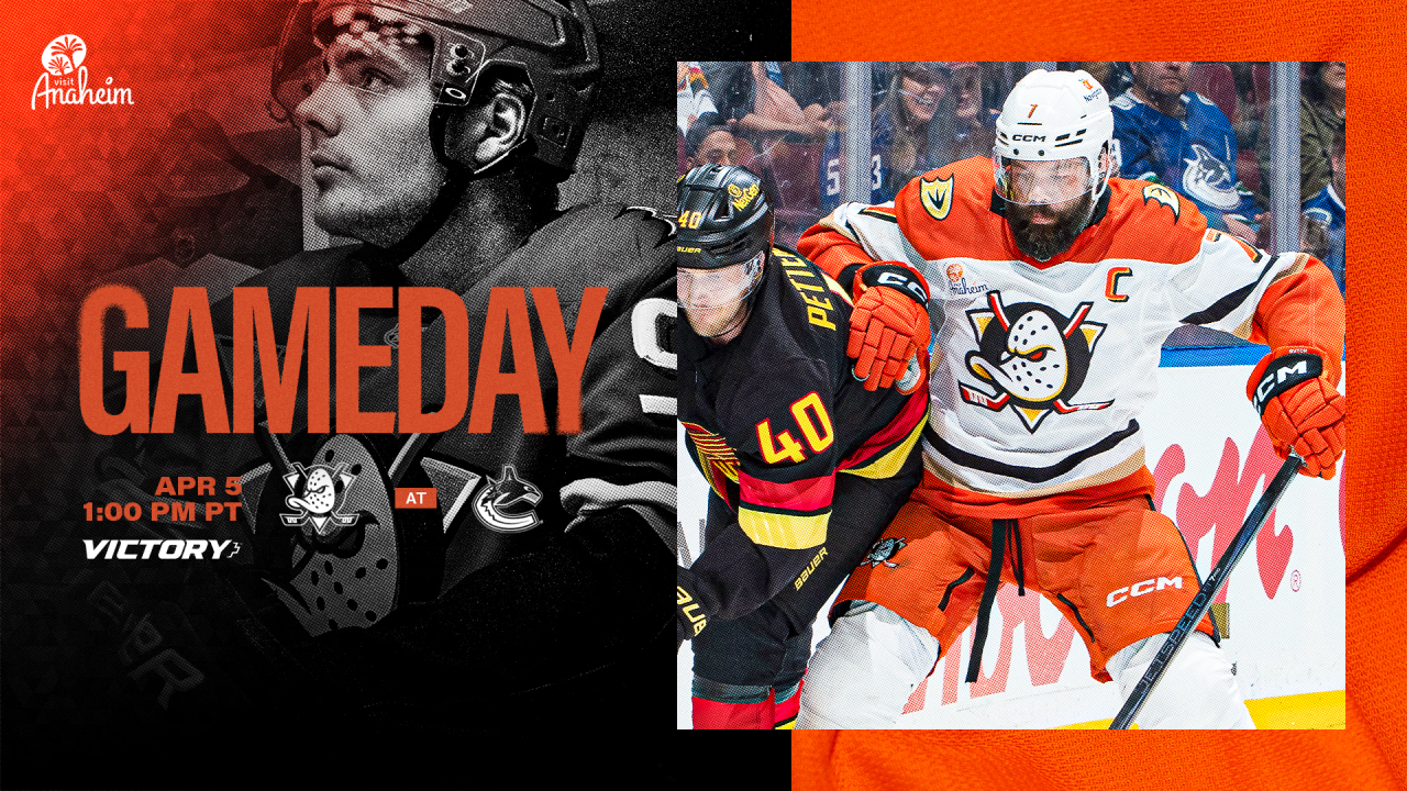 Preview: Ducks Battle Division Rival Canucks in Saturday Matinee ...