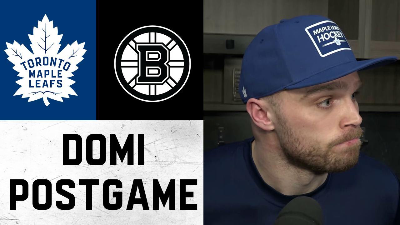 Max Domi | Post Game | Toronto Maple Leafs