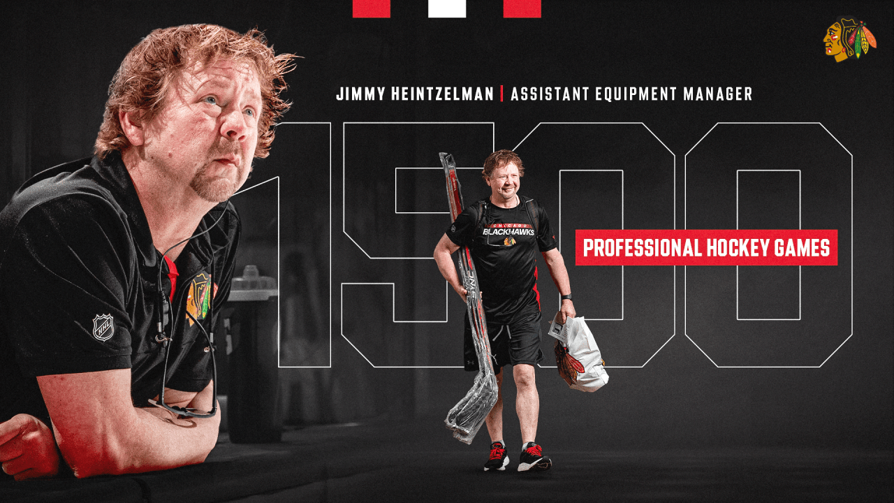 FEATURE: Jimmy Heintzelman Set for 1,500th Career Game | Chicago Blackhawks