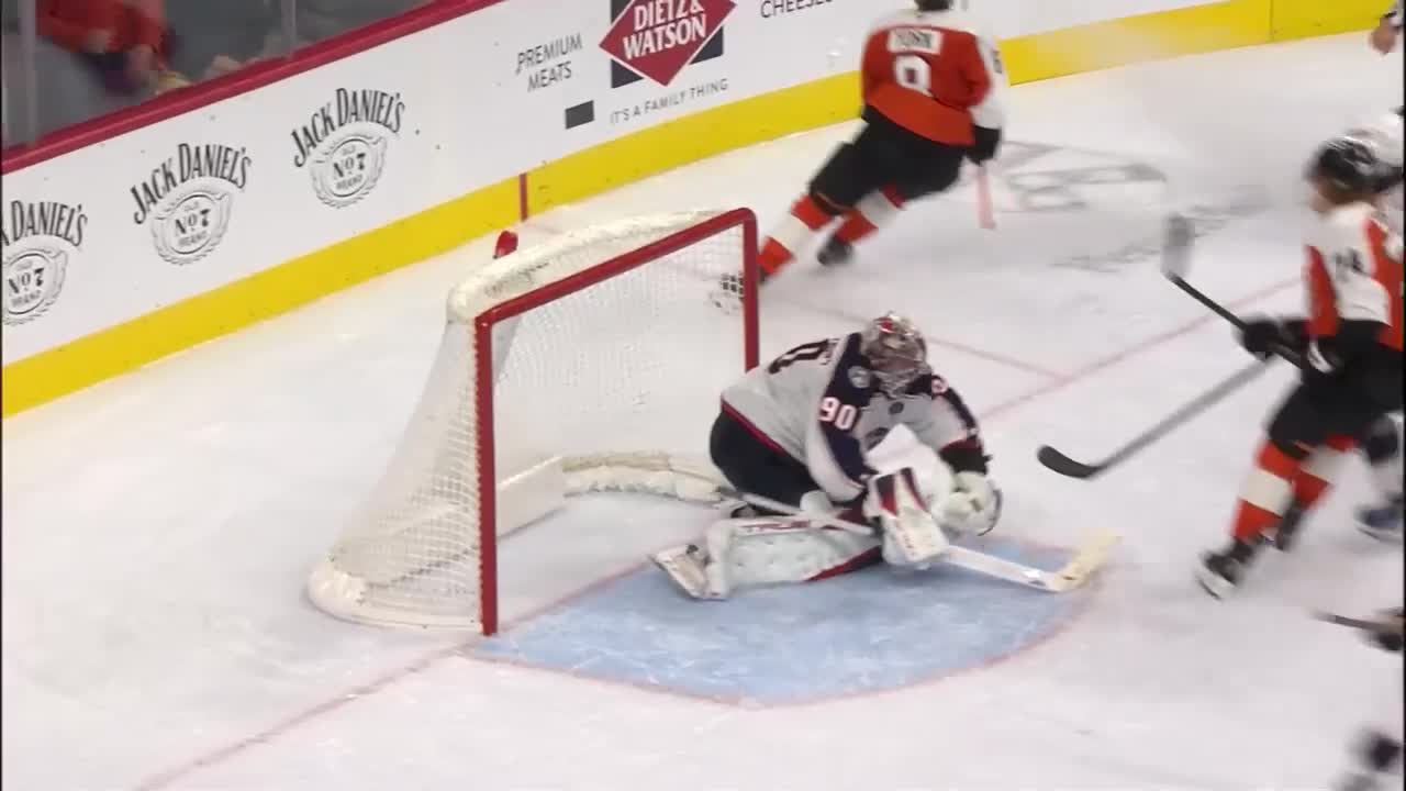 Merzlikins flashes the leather | NHL.com
