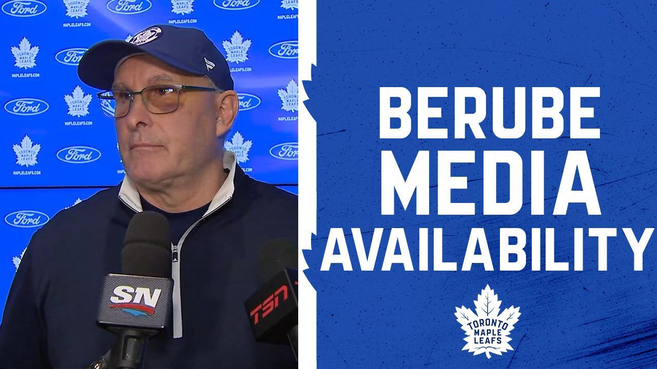Craig Berube |Practice| January 26, 2026 | Toronto Maple Leafs