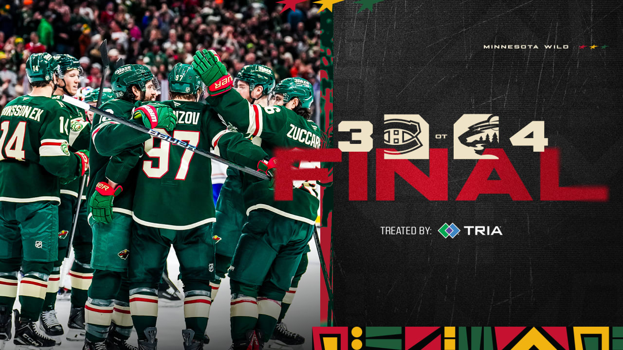 Game Recap: Wild 4, Canadiens 3 (OT) | Minnesota Wild