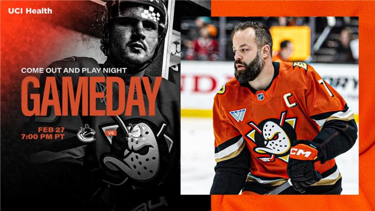 Preview: Ducks Host Canucks Amidst Playoff Chase | NHL.com