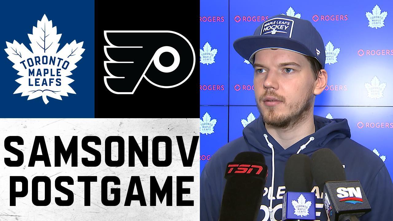 Ilya Samsonov - Post Game | Toronto Maple Leafs
