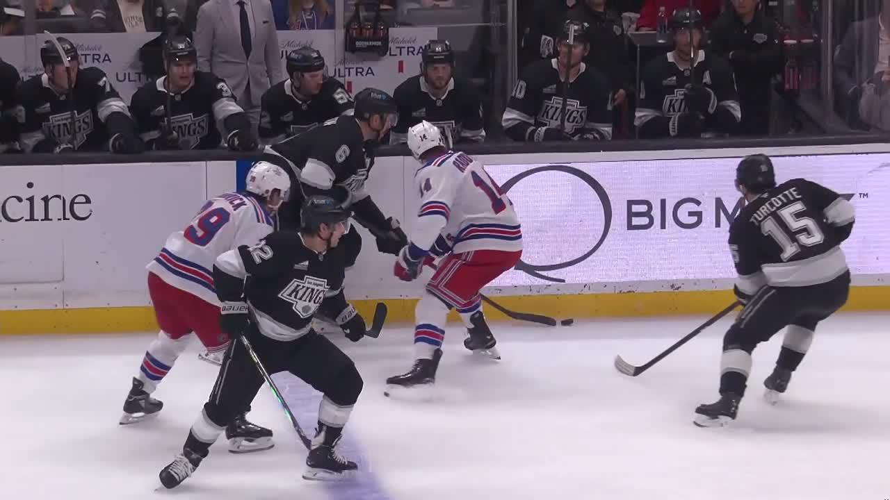 NYR@LAK: Kuzmenko scores goal against Jonathan Quick | Los Angeles Kings