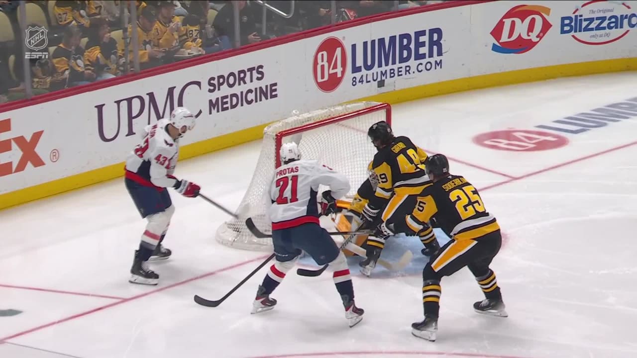 Aliaksei Protas with a Goal vs. Pittsburgh Penguins | Washington Capitals