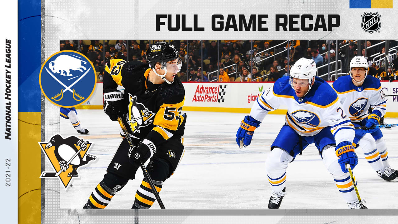 Recap: BUF 2, PIT 1 | Buffalo Sabres