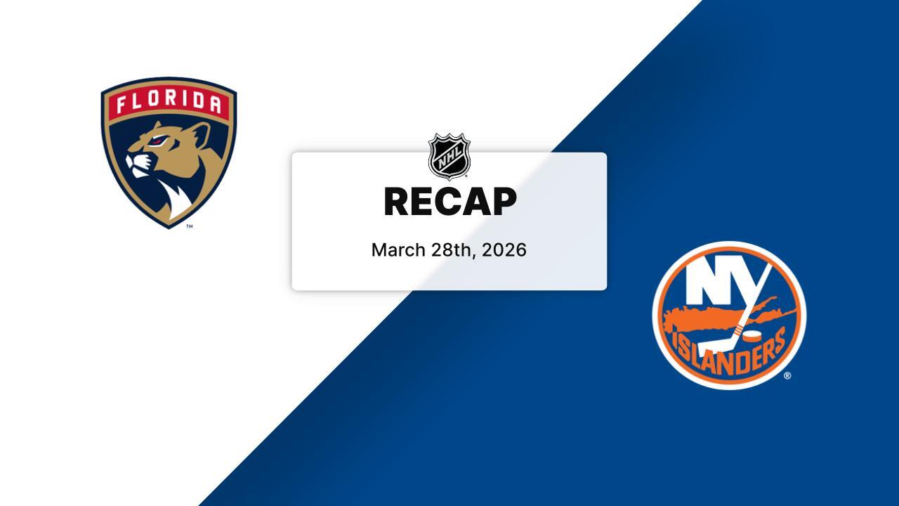Islanders 5, Panthers 2 | Highlights | New York Islanders